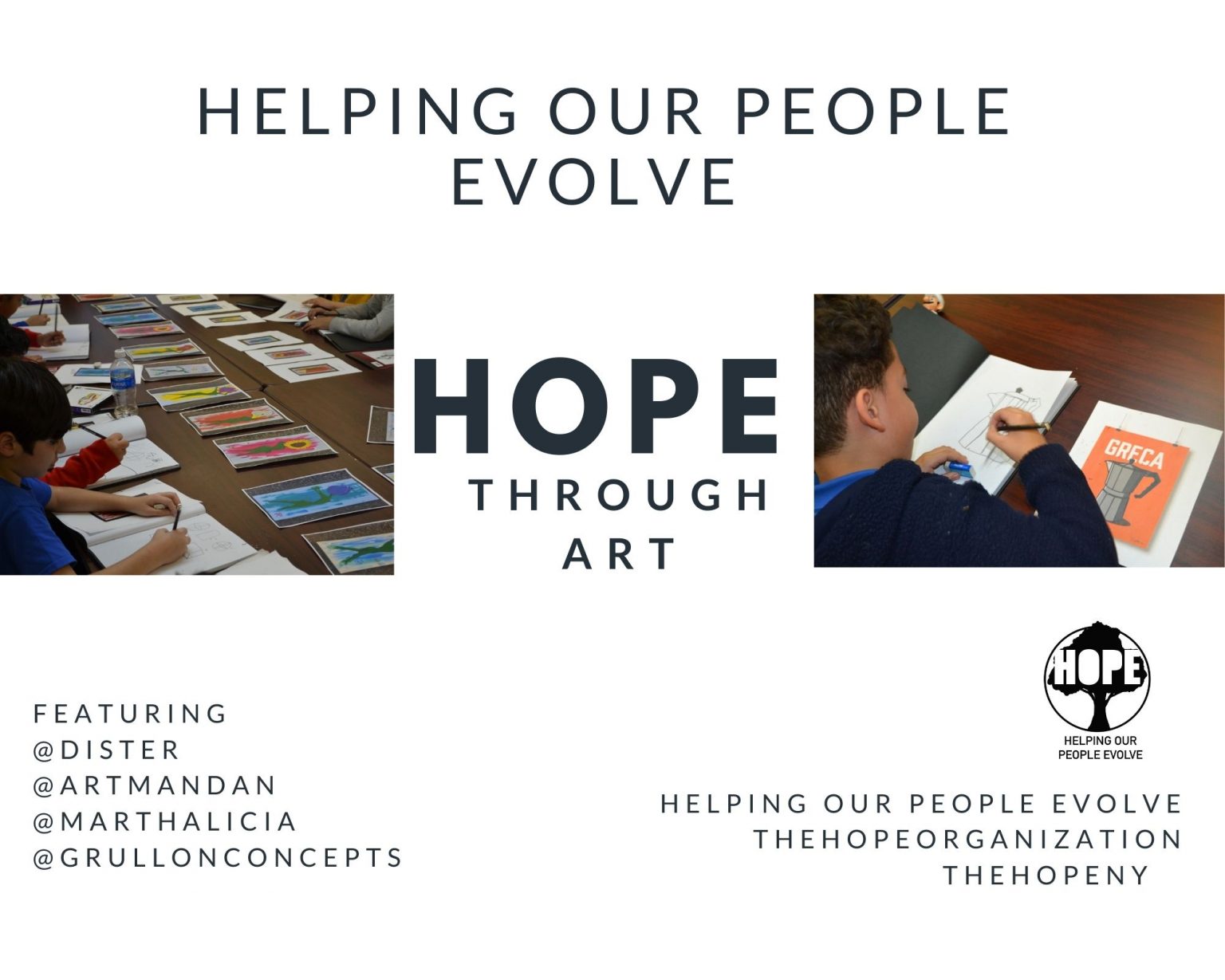 Hope Through Art – Helping Our People Evolve